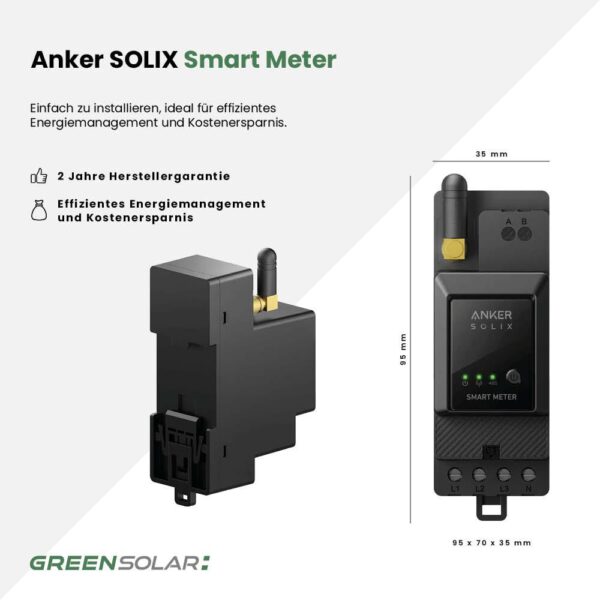 Anker SOLIX Smart Meter - Greensolar GmbH