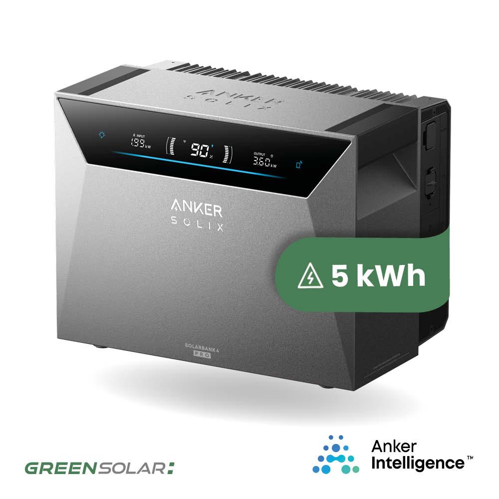 Anker SOLIX Solarbank 4 E5000 Pro - Greensolar GmbH